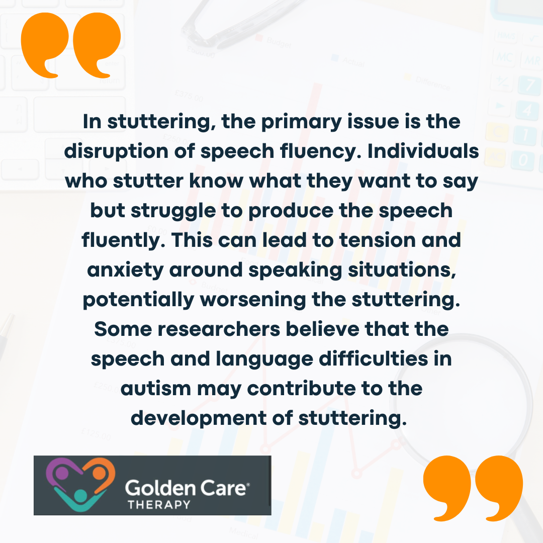 Autism and Stuttering: Is There a Link? - Golden Care Therapy